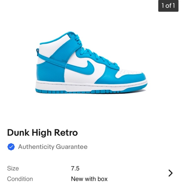 Nike | Shoes | Lazer Blue High Top Nike Dunks | Poshmark